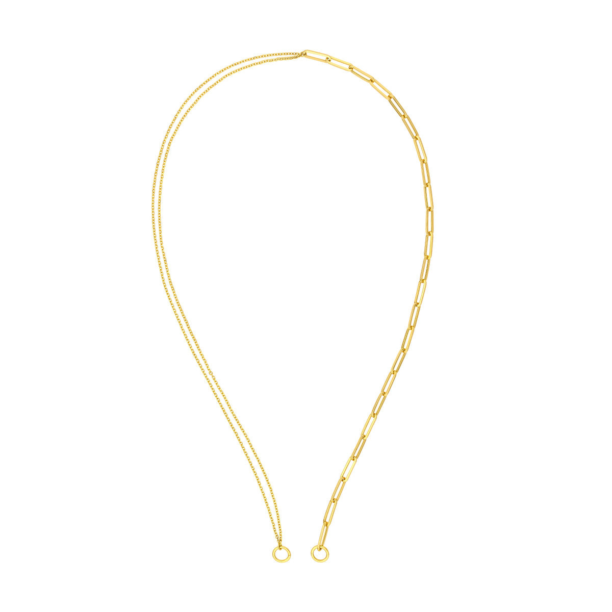 Paperclip x Double Cable Loop Chain – Lore